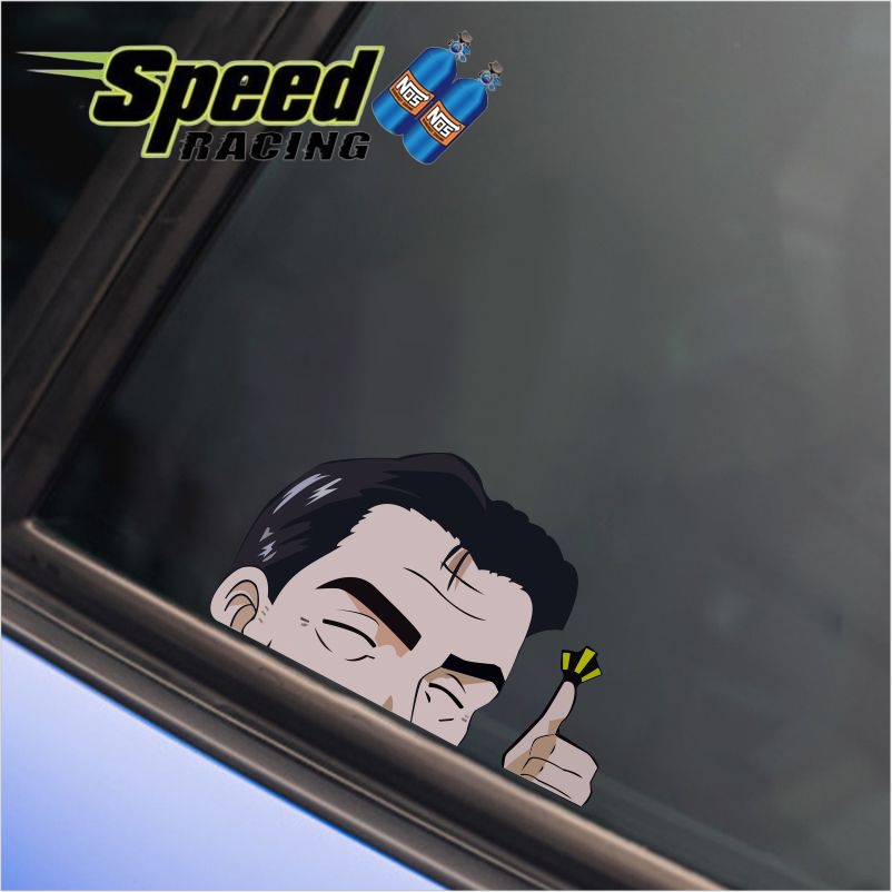Initial D AE86 Reflective Sticker Takumi Fujiwara Modified Decal JDM ...