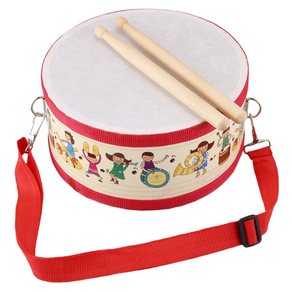 Drum Wood Kids Early Educational Musical Instrument For Children Baby ...