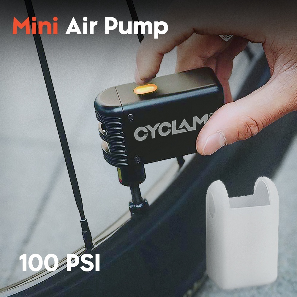 CYCLAMI HAUFIAHR Small Mini Plus Portable Pump for Bicycle Cordless Air ...