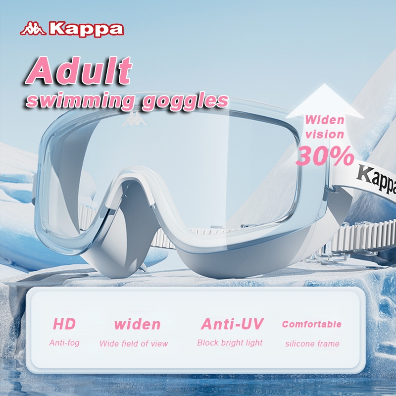 Kappa large frame adult swimming goggles anti-UV lenses HD anti-fog ...