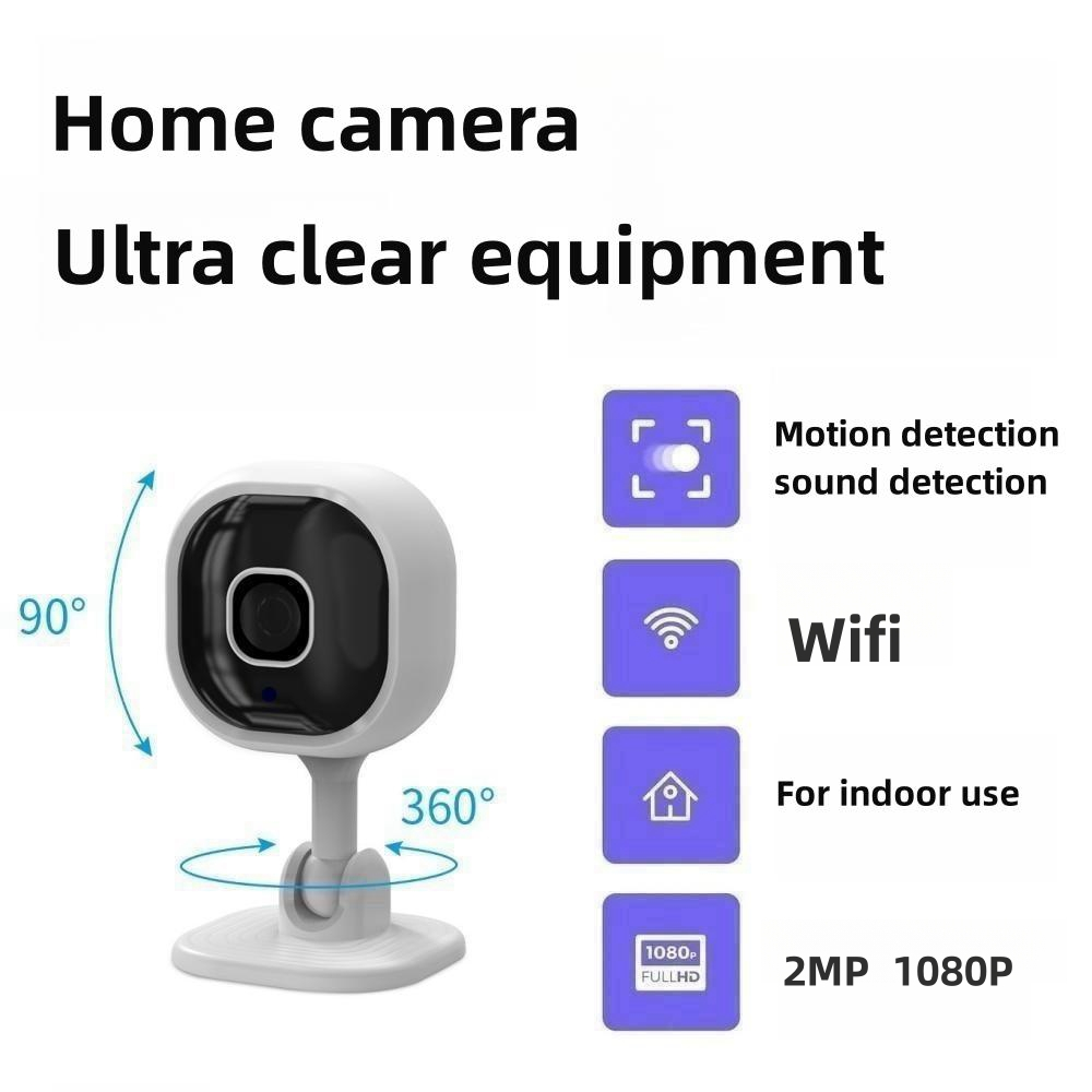 Home camera monitoring, child monitoring, 1080P high-definition viewing ...