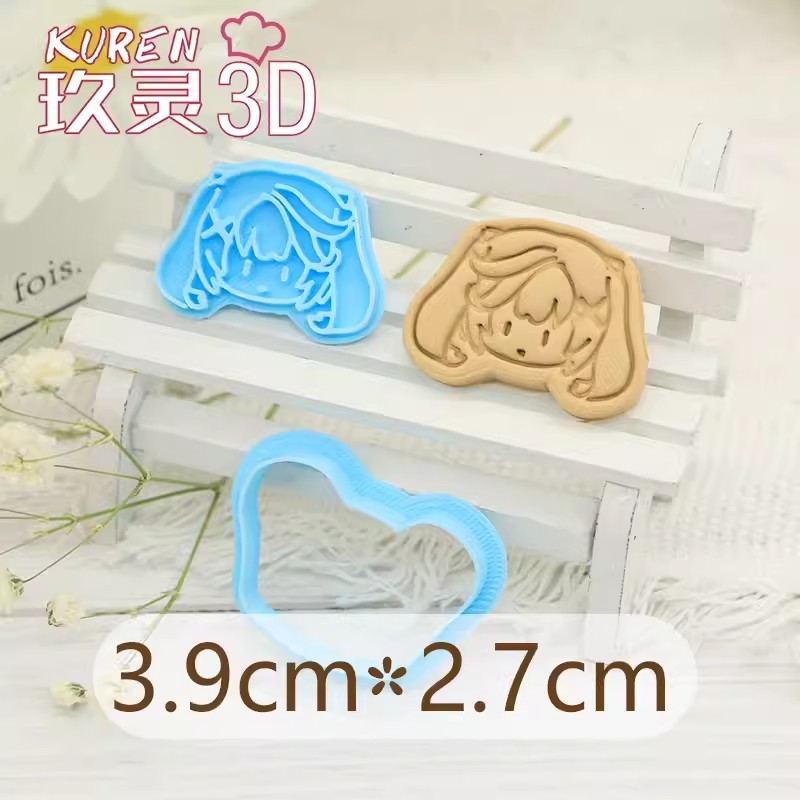 Mini Genshin Impact Cookie Cutters Furina Lynette Wriothesley ...