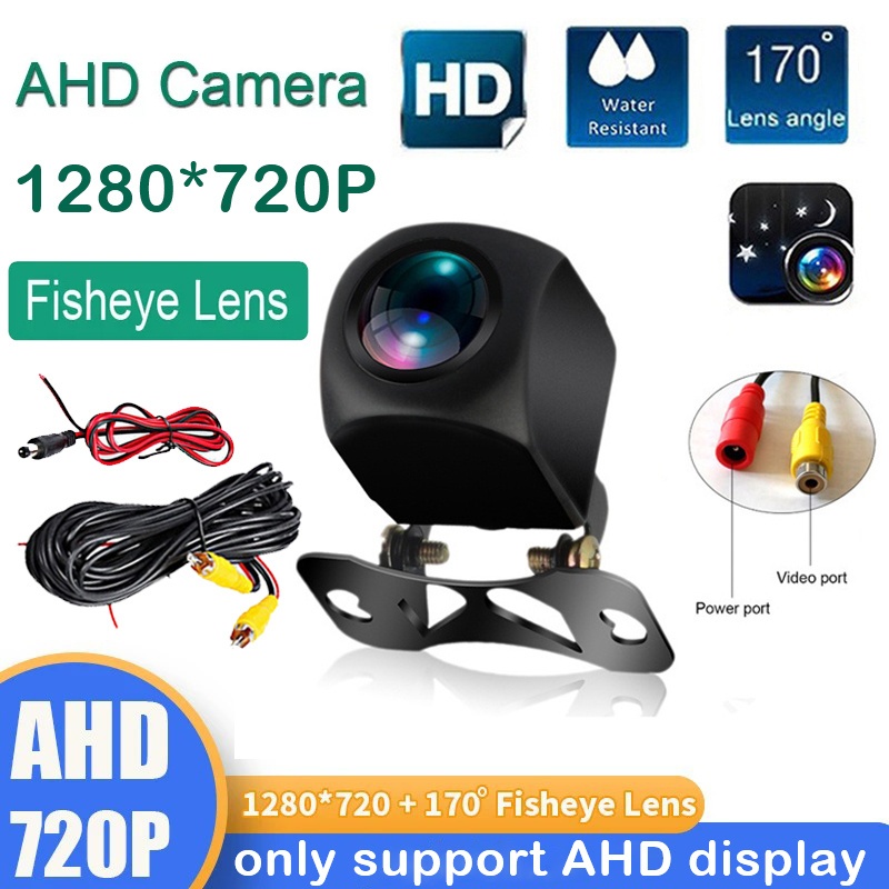 Ship from Malaysia ️1280*720P Car AHD Reverse Camera Wide Angle ...
