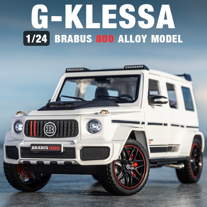 MINI AUTO Diecast car 1:24 Mercedes Benz BRABUS G800 Alloy Diecast ...