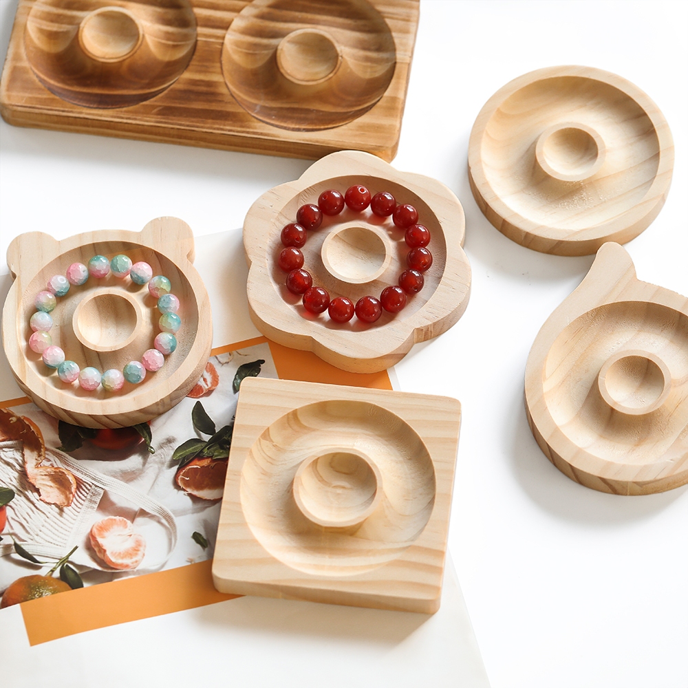 St.kunkka Solid Wood Bracelet Tray for DIY Beaded Board Bracelet Making ...