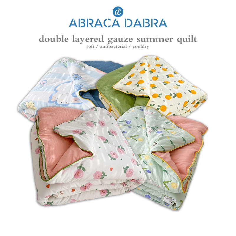 Abraca Dabra Double Yarn Soybean Fiber Summer Blanket - Single/King ...