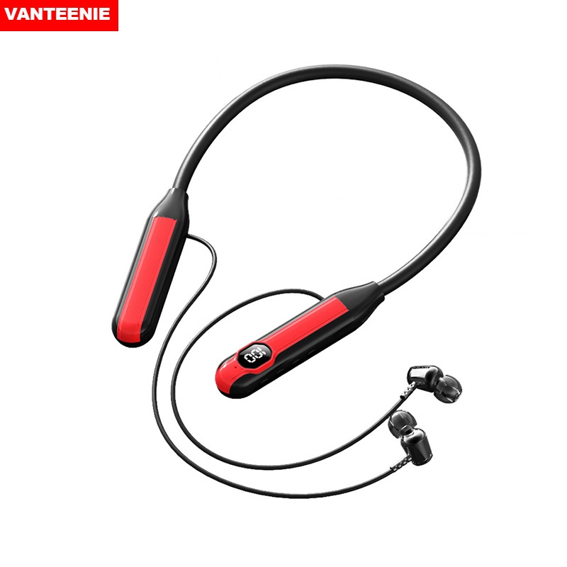 VANTEENIE Bluetooth Earphone Wireless Noise Reduction TWS Sports Neck ...