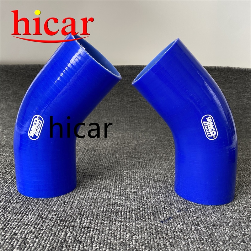 SAMCO 45 Degree 4 Ply Silicone Hose Reducer Joiner Coupling Intercooler Coolant Tube Elbow ...