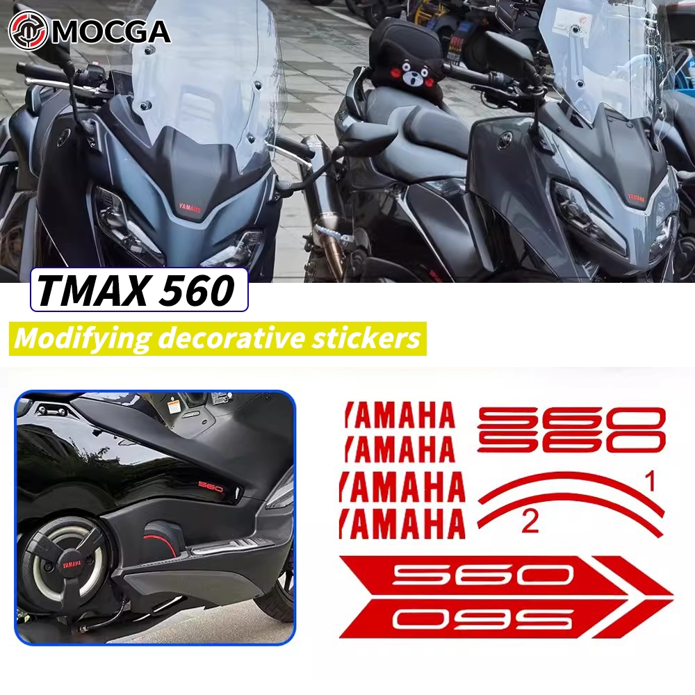 Suitable for Yamaha TMAX560 Modified Side Panel Stickers Front Rear ...