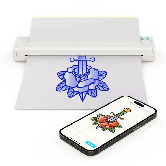2024 tattoo printer a4 inkless A4size temporary tattoo stencil copier ...