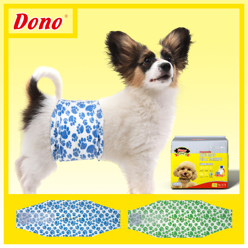 Dono Pet Diaper Pack Full Wrap and Belly Wrap (6/8/10/12 pcs per pack ...
