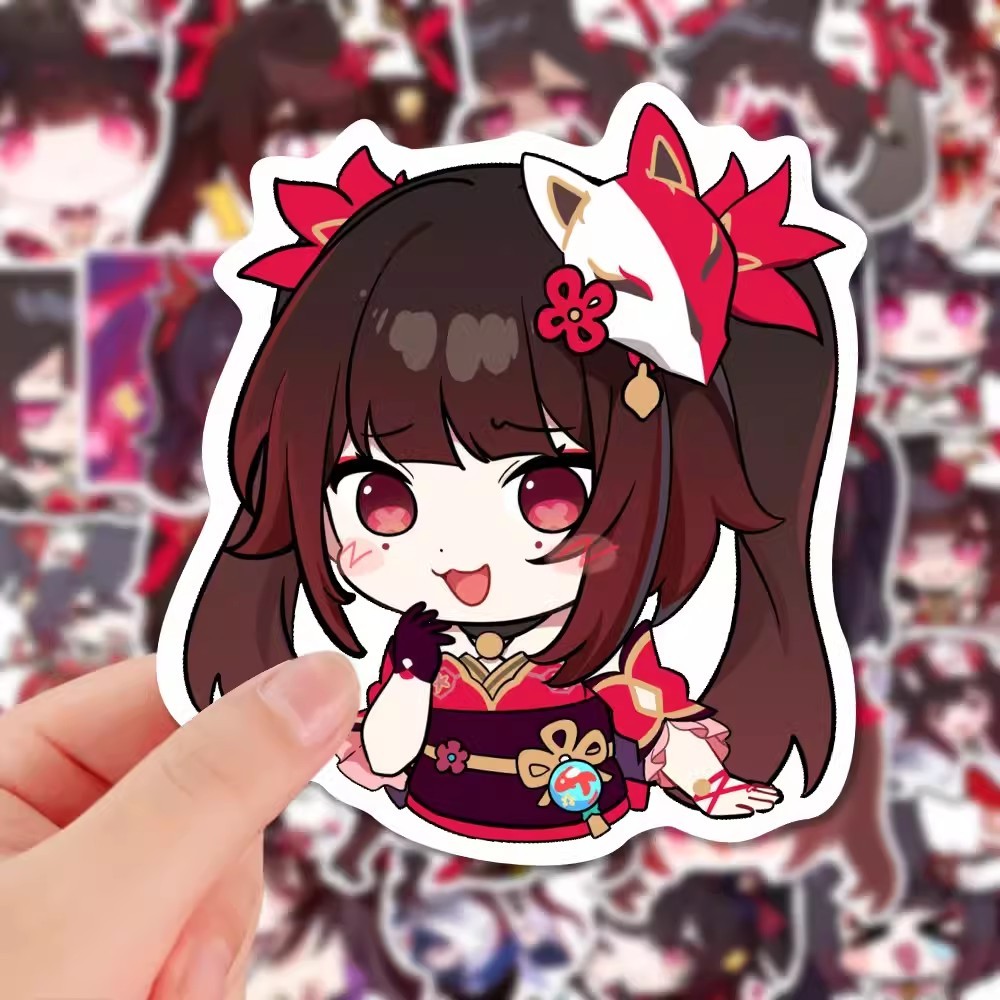 Honkai: Star Rail Sparkle Firefly Robin Stickers 50pcs/set Game Cartoon ...