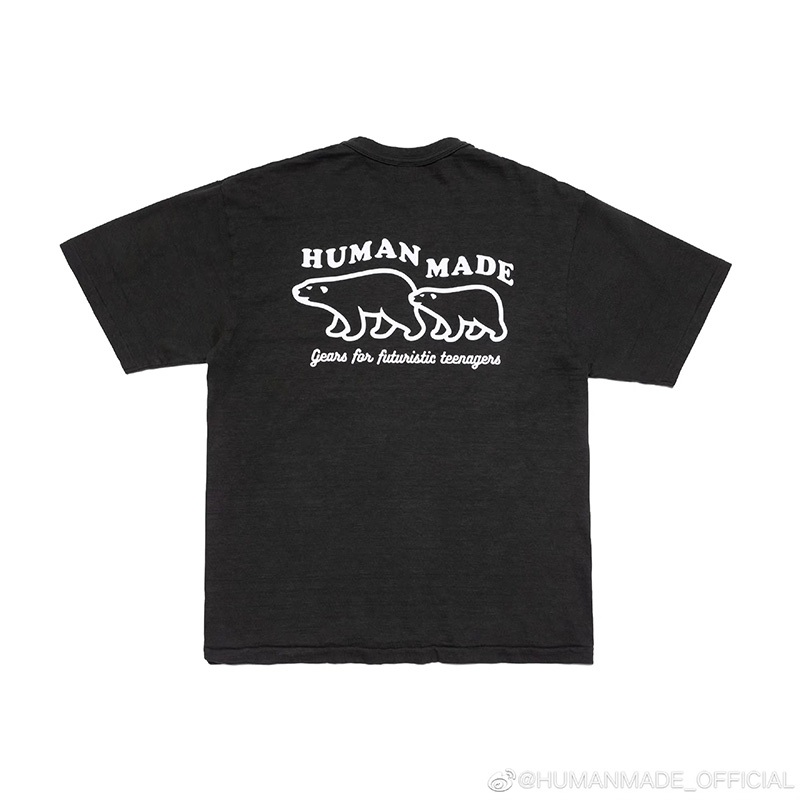 Men Woman Cotton Crewneck Top Tee 2024 Human Made T Shirt Fashion ...