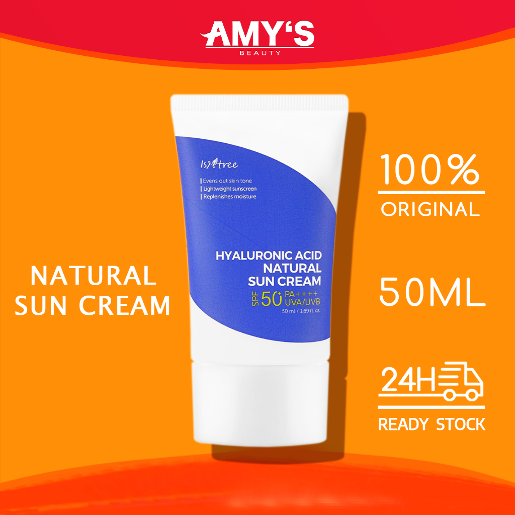 🔴8 8 SALE🔴Korea Isntree Hyaluronic Acid Natural Sun Cream SPF50 PA ...