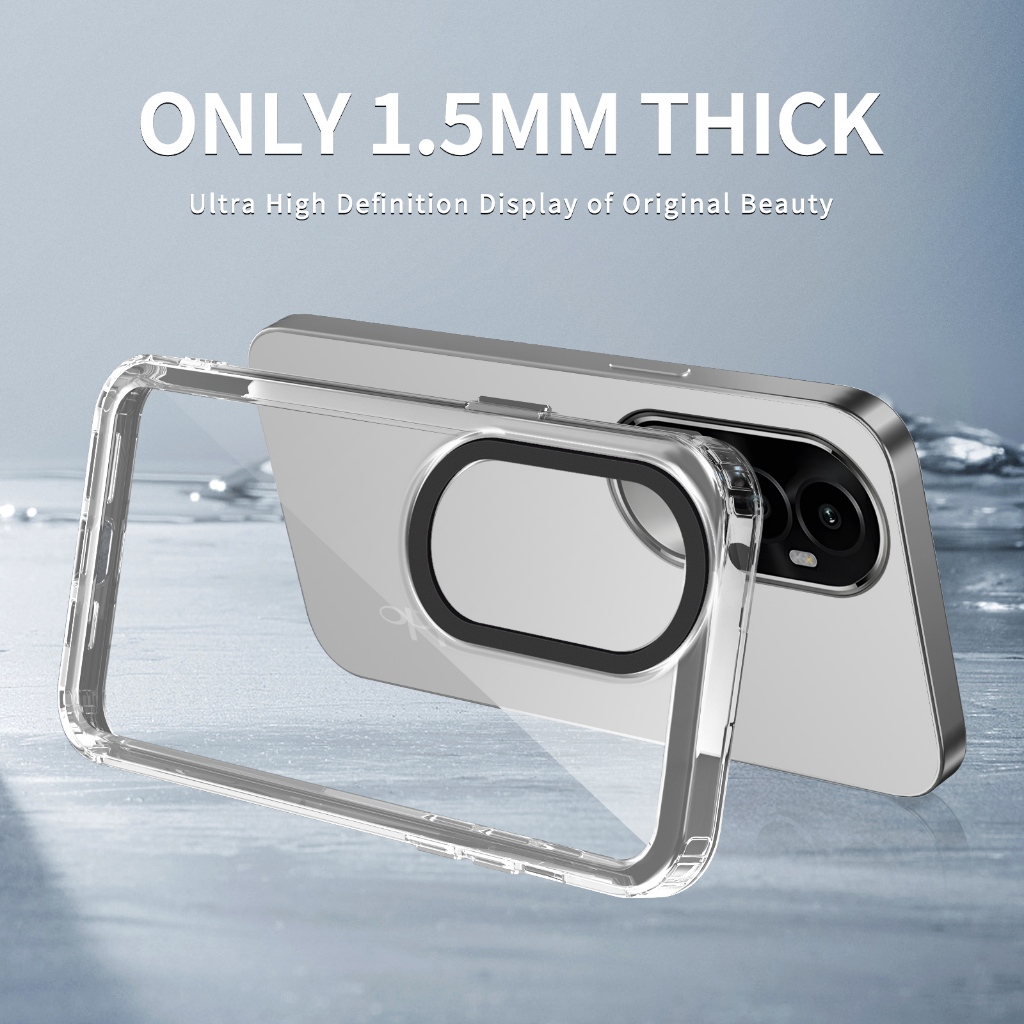 Ultra-thin Clear Silicone PC Protection Back Casing For OPPO Reno 10 ...