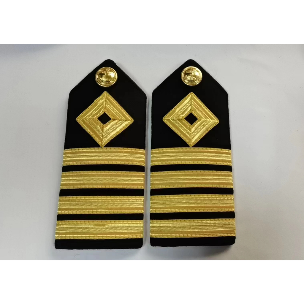 Bullion Braid seafarer epaulet shoulder badge High shiny braid epaulet ...