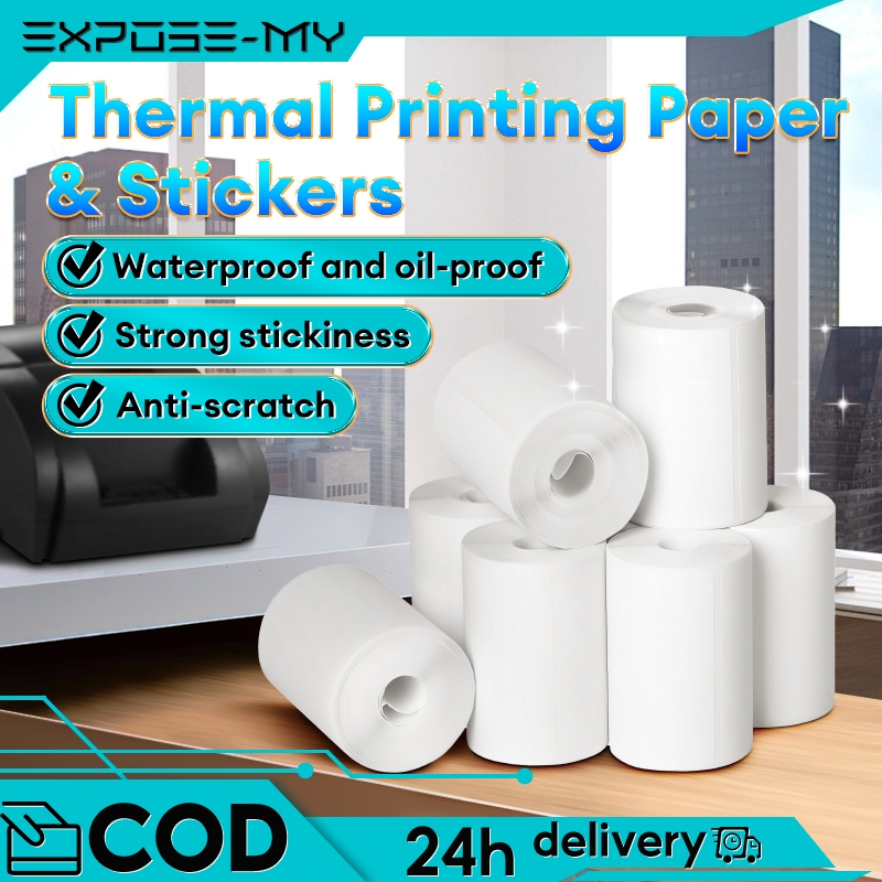 A6 Label Thermal Paper Sticker Shopee AWB Thermal Shipping Label 500pcs ...