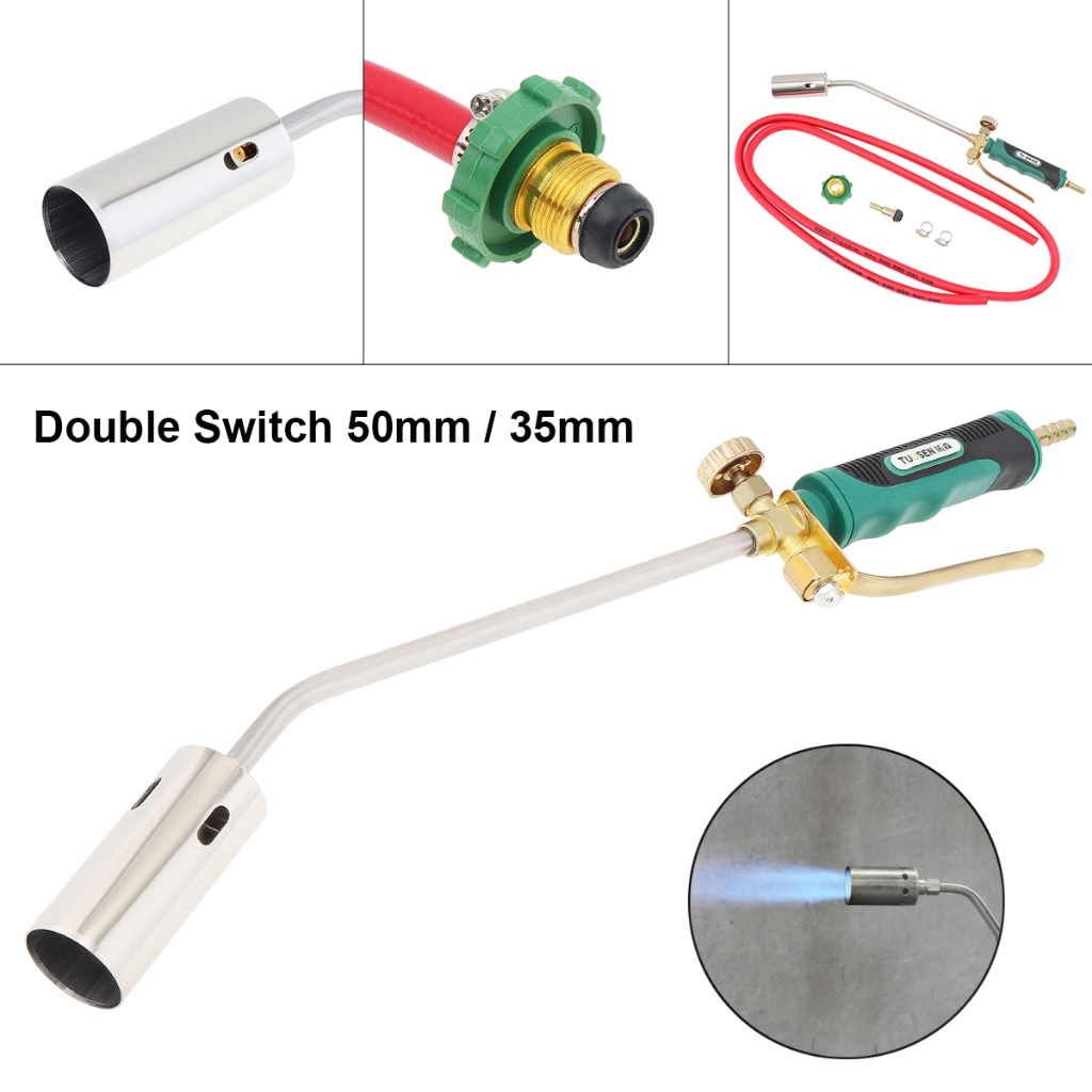 50mm / 35mm Double Switch Type Liquefied Gas Torch Welding Gun with Gas ...