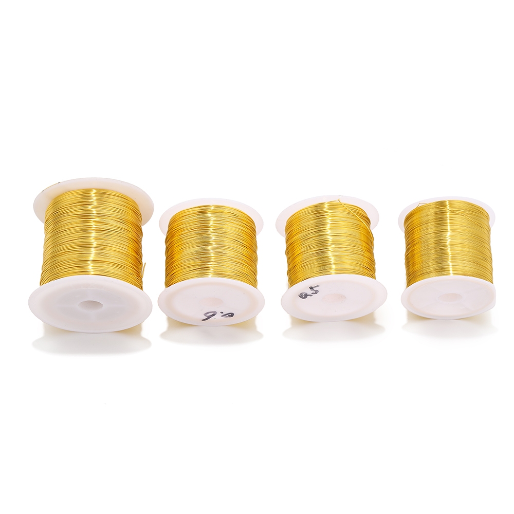 St.kunkka 10-100M Color Retention Real Gold Copper Wire for DIY Beads ...