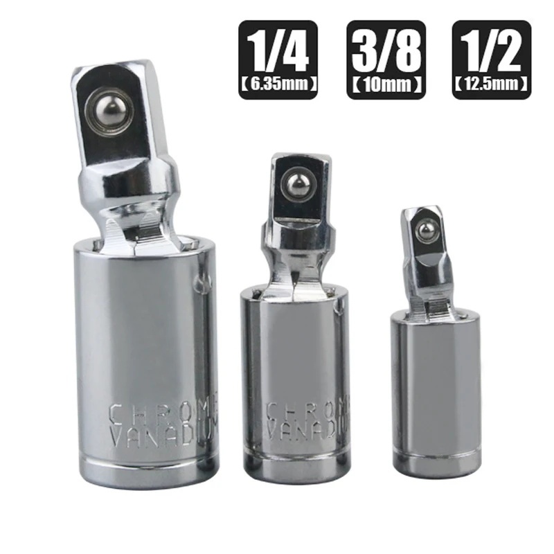 360 Degree Swivel Knuckle Joint Air Impact Wobble Socket Adapter Hand ...