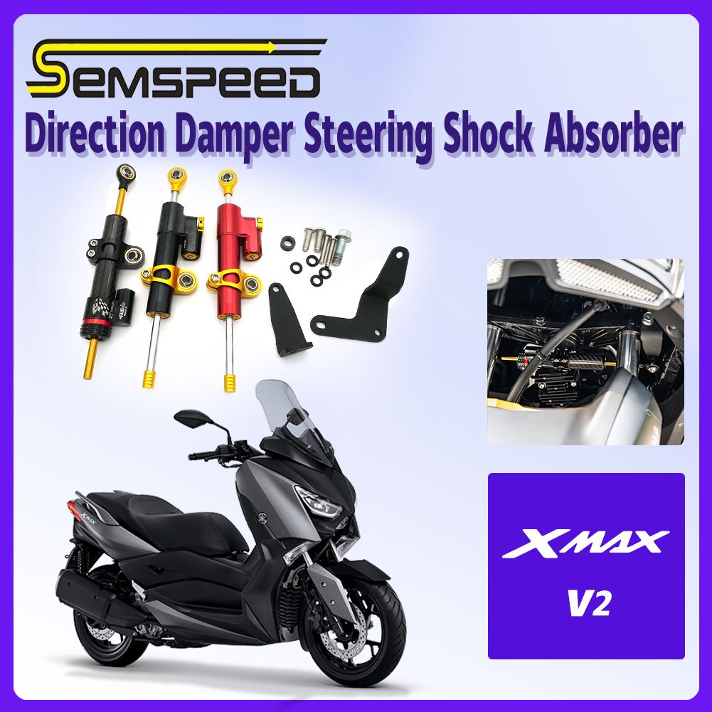 【SEMSPEED】For Yamaha XMAX v2 XMAX250 XMAX300 2023-2024 Motorcycle CNC ...