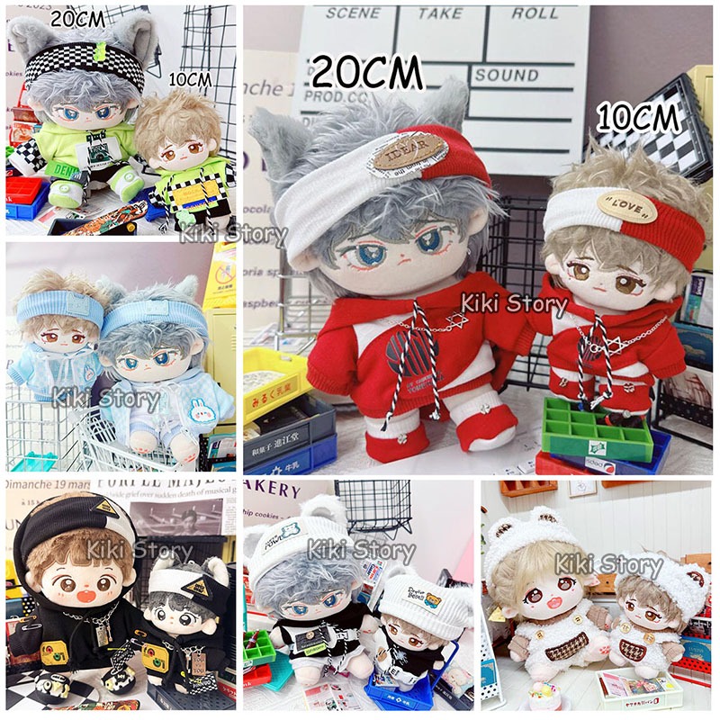 10CM 20CM Idol Doll Clothes Set Cool Hoodie 17CM Labubu BJD Dolls ...