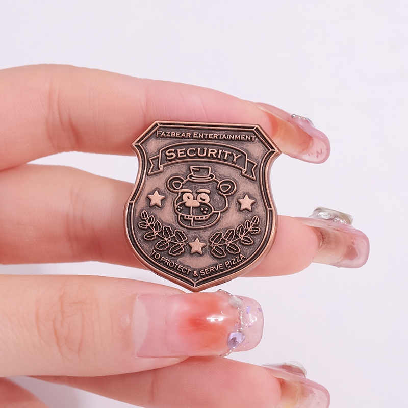Security Guard Badges for FNAF Freddy Fazbear Night Guard Pins Badge ...