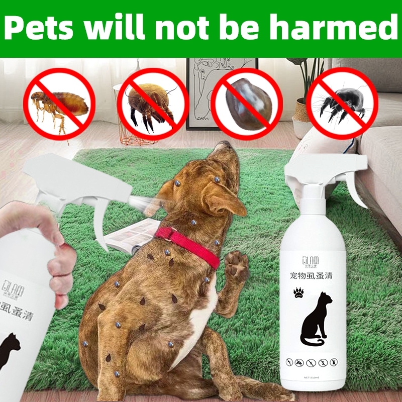 Pets will not be harmed Breeze Flea and tick spray Dog tick medicine ...