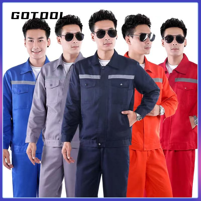【GOTOOL】5Colors PPE Safety Jacket Safe Work Long Sleeve Uniform Men ...