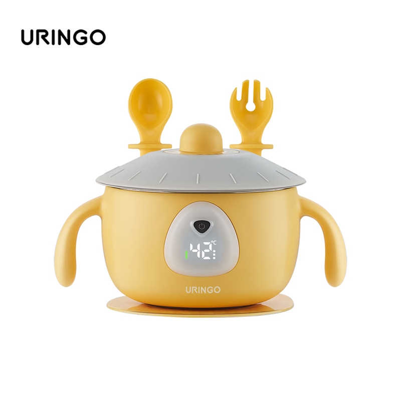 URINGO Baby Thermostat Bowl Complementary Food Warming Machine Double ...