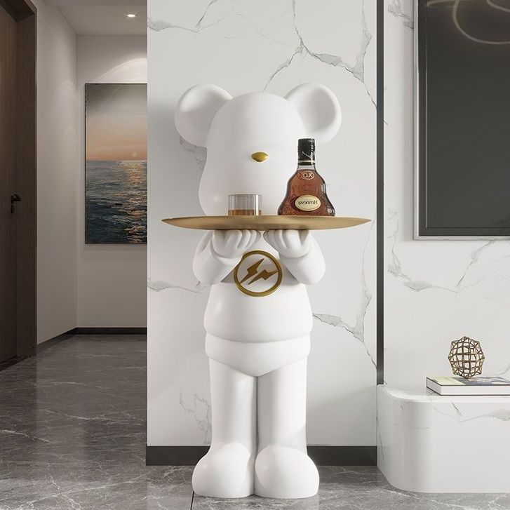 Welcome Living Room kaws TV Cabinet Large Size Sofa Side Violent Bear ...