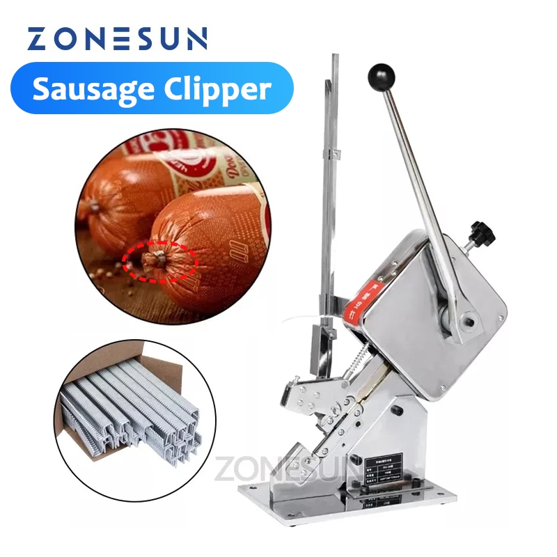 ZONESUN SU-50 Manual U-shape Sausage Clipper Portable Clipping Machine ...