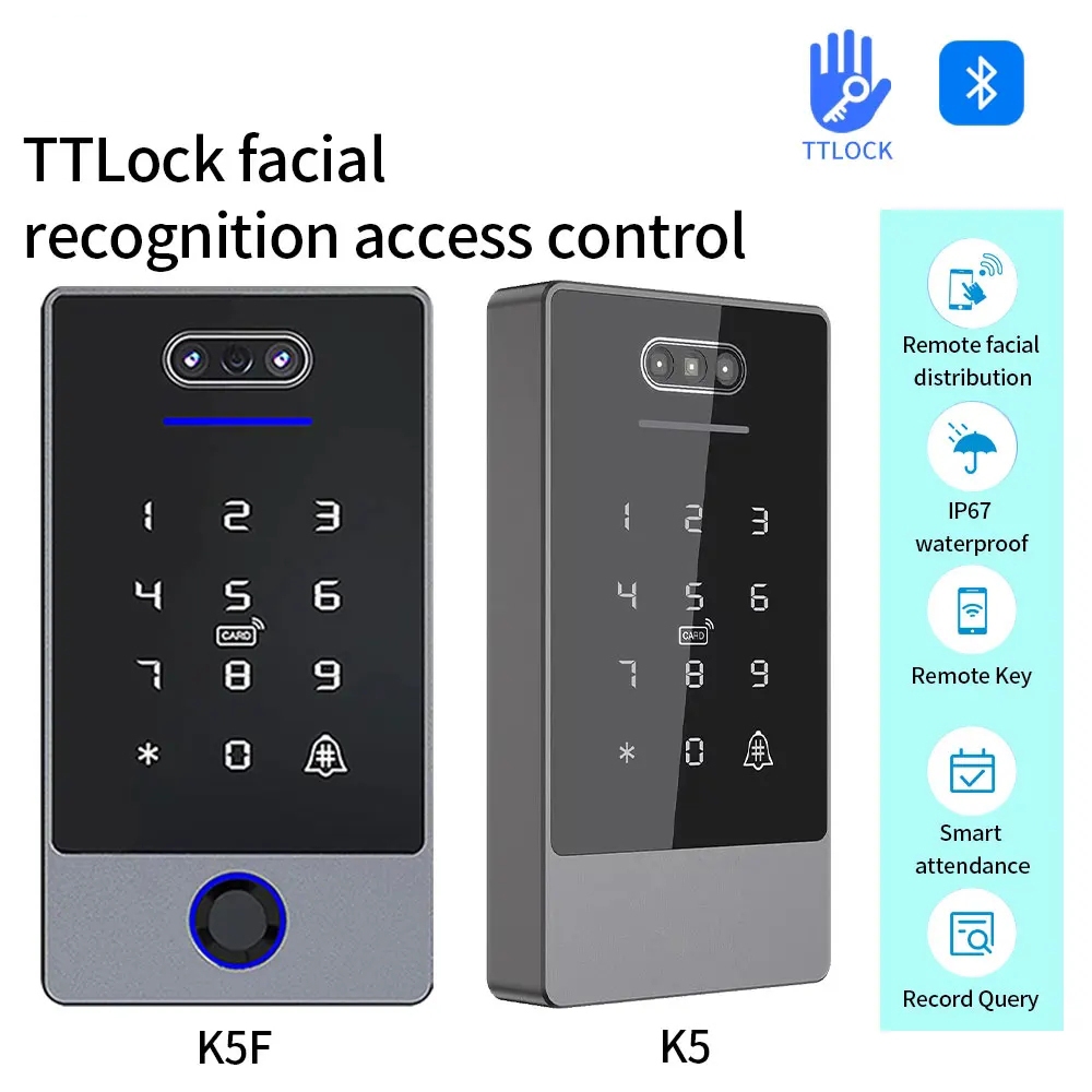 TTlock Face Recognition Smart Lock Controller Facial Access Control ...