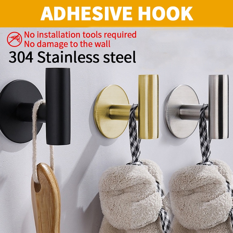 Harbour life Modern Self Adhesive Hook / Wall Hook / Bathroom Robe Hook ...