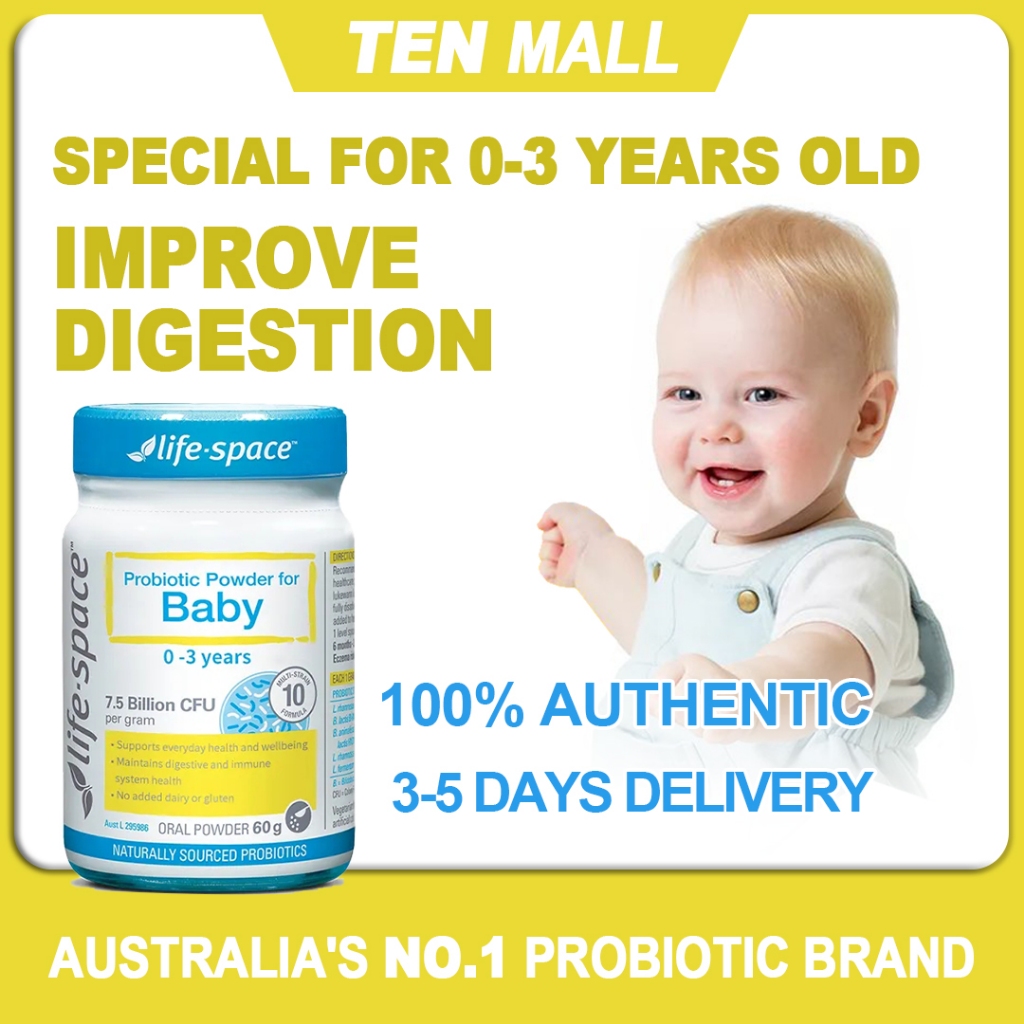 (EXP:2025/04)【Happy Tummies Healthy Kids】Life Space Probiotic Powder ...