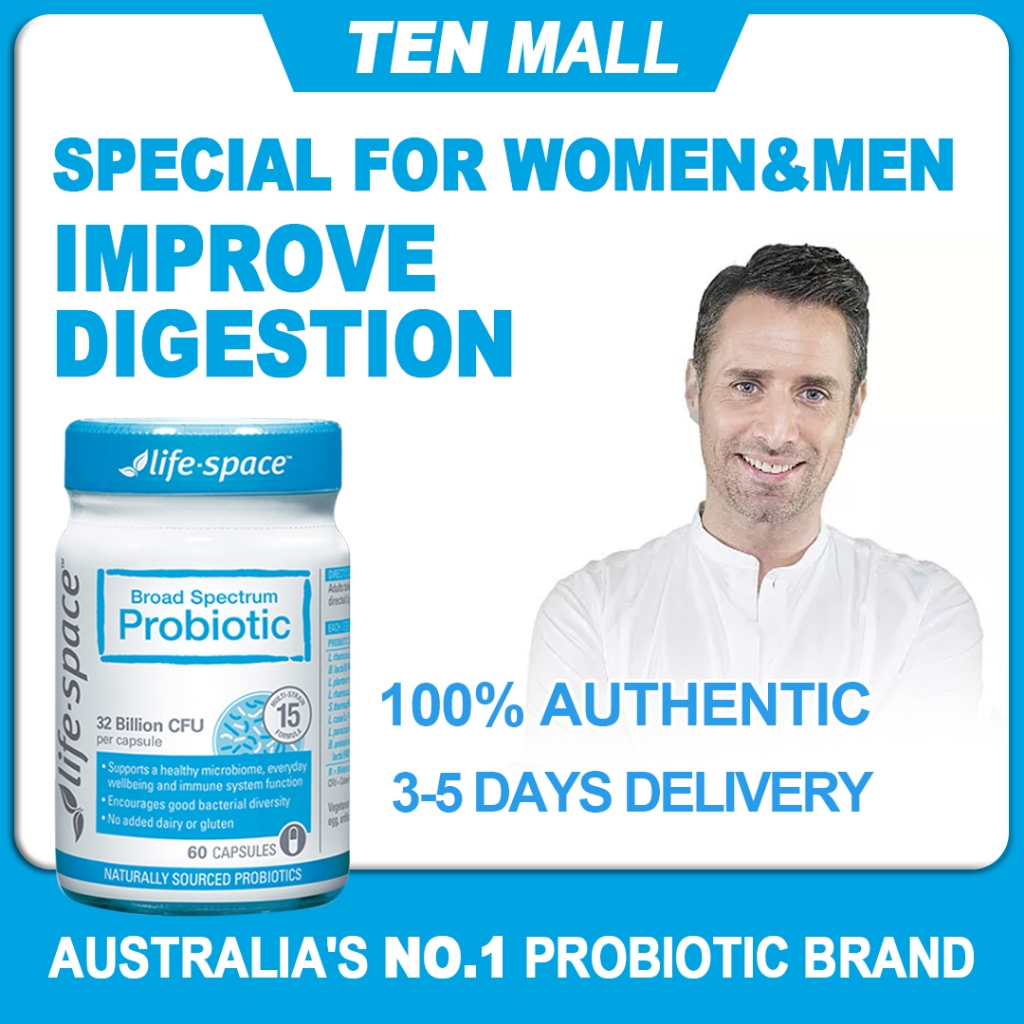 (EXP:2026/11)【Digestive Health】Life space Broad Spectrum Probiotic 60 ...