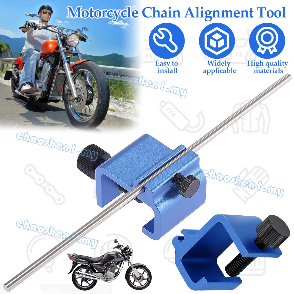 Motorcycle Chain Alignment Tool Aluminium Alloy Quick Accurate Sprocket ...