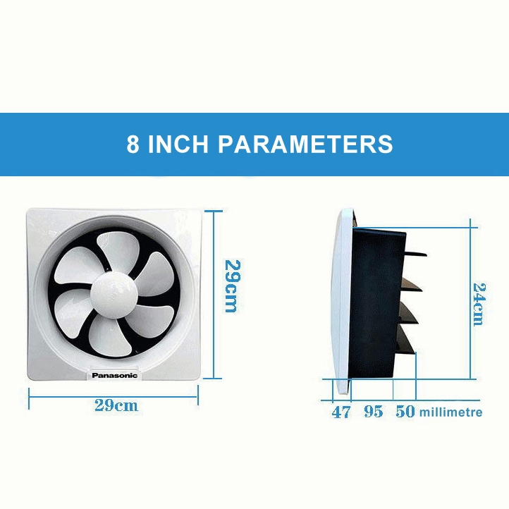 【MALAYSIA STOCK】Panasonic 100% ORIGINAL Ventilating Fan Wall Mount ...