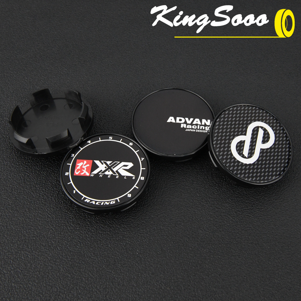4PCS ENKEI Wheel Center Cap Clip 53mm OD / 48mm ADVAN Racing Emblem ...