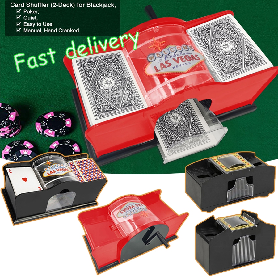 Manual Card Shuffler Cards Shuffle Machine For Cards 2 Decks Of Card ...