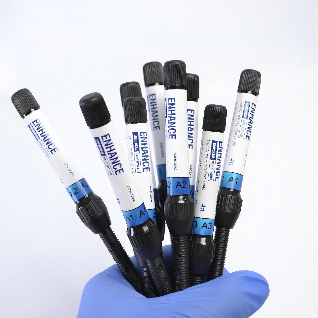 Light Cure Nano Hybrid Dental Composite Resin Filling Materials ...