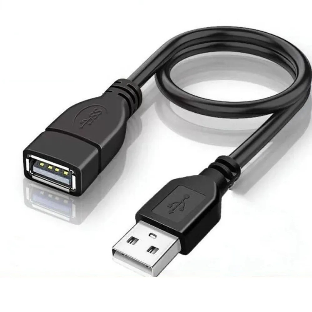 USB 2.0 Cable Extension Cable 0.6m/1m/1.5m Wire Data Transmission Line ...