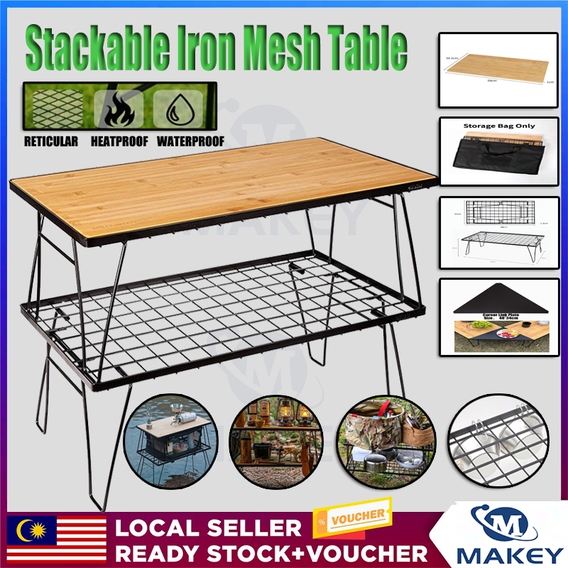 「Stock Ready In M’Sia」Campingmoon Style Camping Table Foldable Portable ...