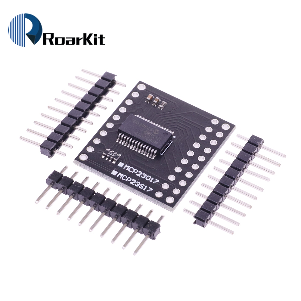 MCP23017-E/SS IIC I2C SPI MCP23S17 Bidirectional 16-Bit I/O Expander Pins 10Mhz For Arduino ...