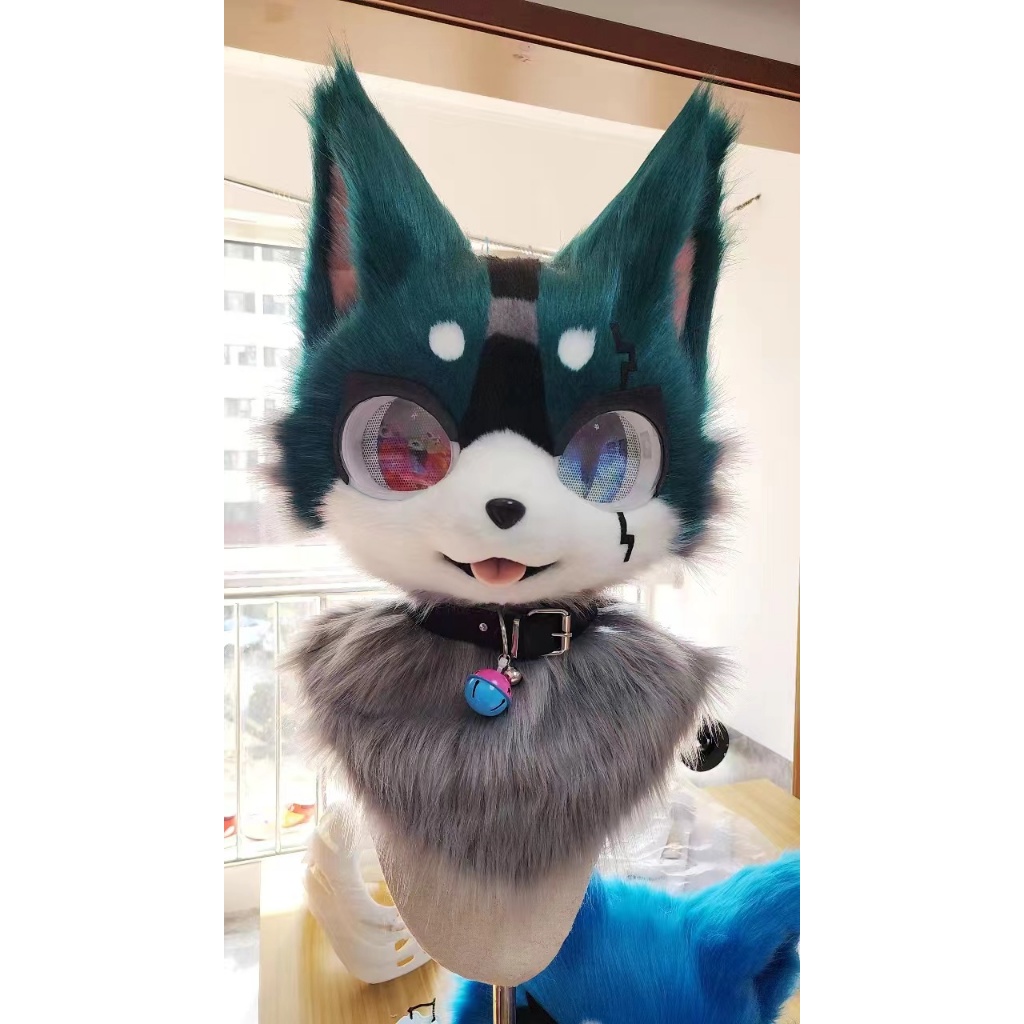 Super Cute Cute Cute COS Animal Costume Plush Animal Head Bust ...
