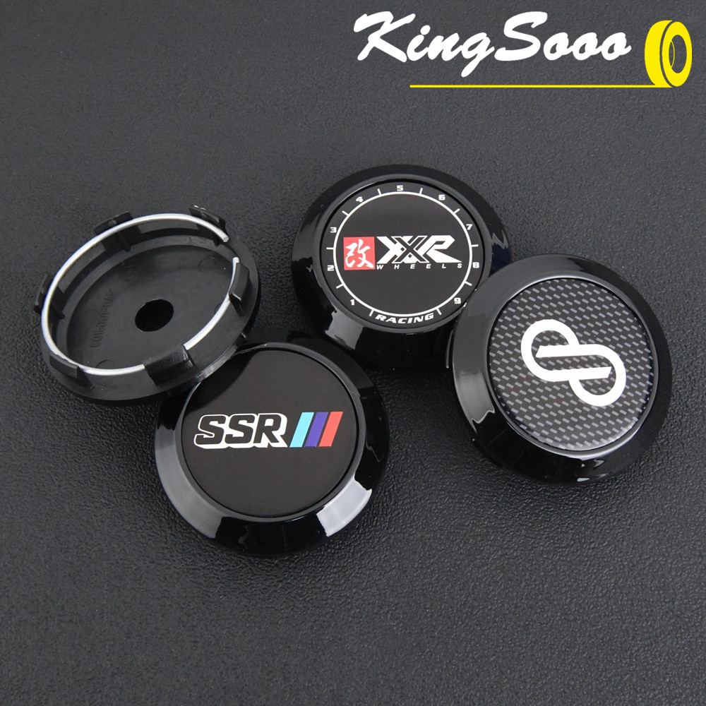 4PCS JDM ENKEI Center Cap Sport Rim Cap 64mm Clip ADVAN Emblem Sticker ...