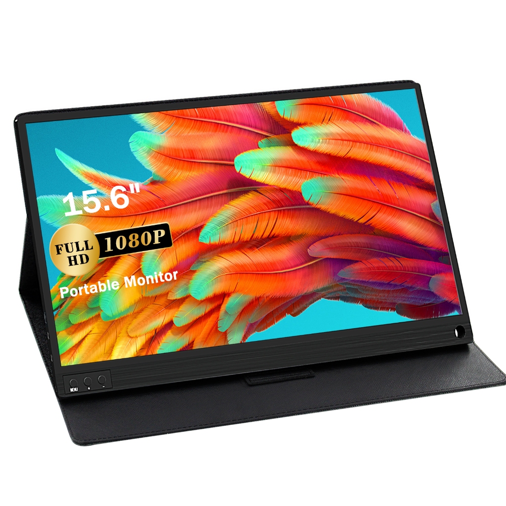 ZEUSLAP P15A 15.6inch Portable Monitor(60Hz), 1920x1080 Full HD IPS Portable Screen with HDMI ...