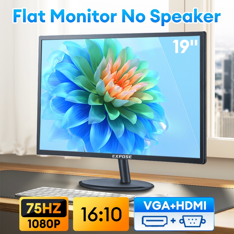 EXPOSE 75HZ LED 1080P HDMI VGA Gaming Monitor (19''-22'') | Shopee Malaysia