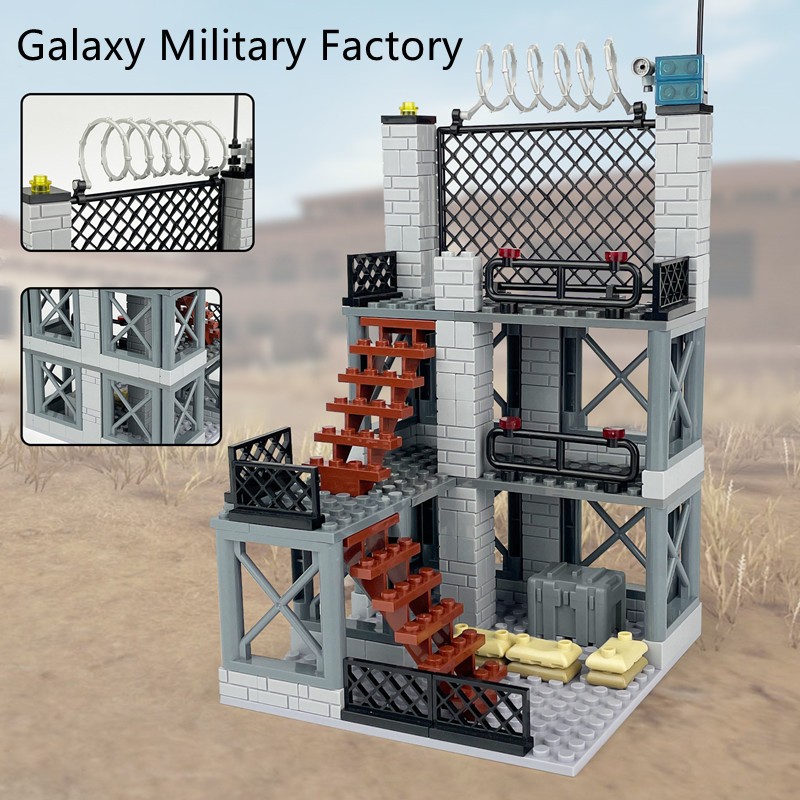 Galaxy Military Factory Defense Towers Building Blocks Guard Tower ...