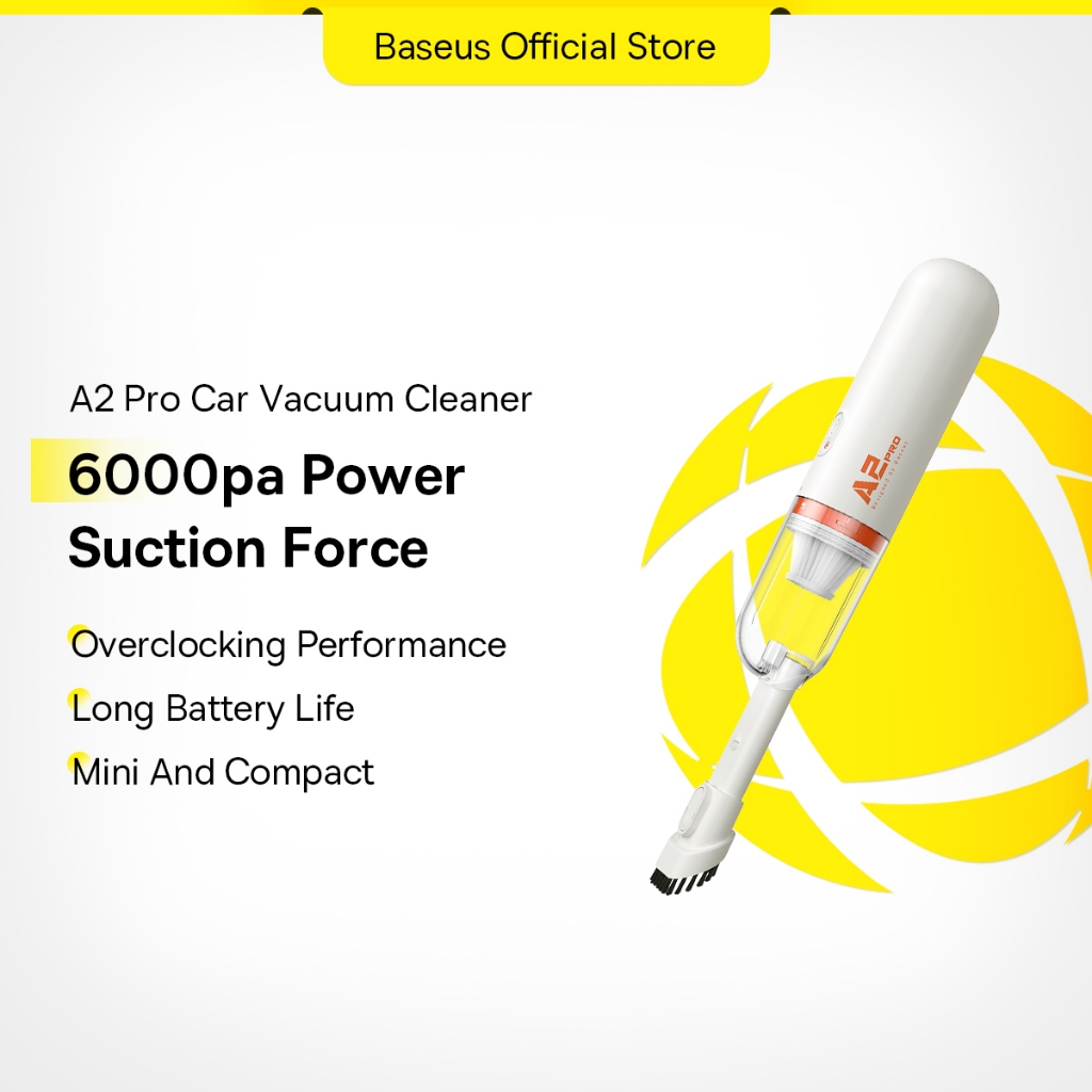 Baseus A2 Pro Wireless Car Vacuum Cleaner 6000Pa For Car Home Cleaning | Shopee Malaysia